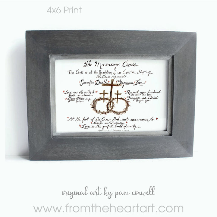 Marriage Cross – From the Heart Art