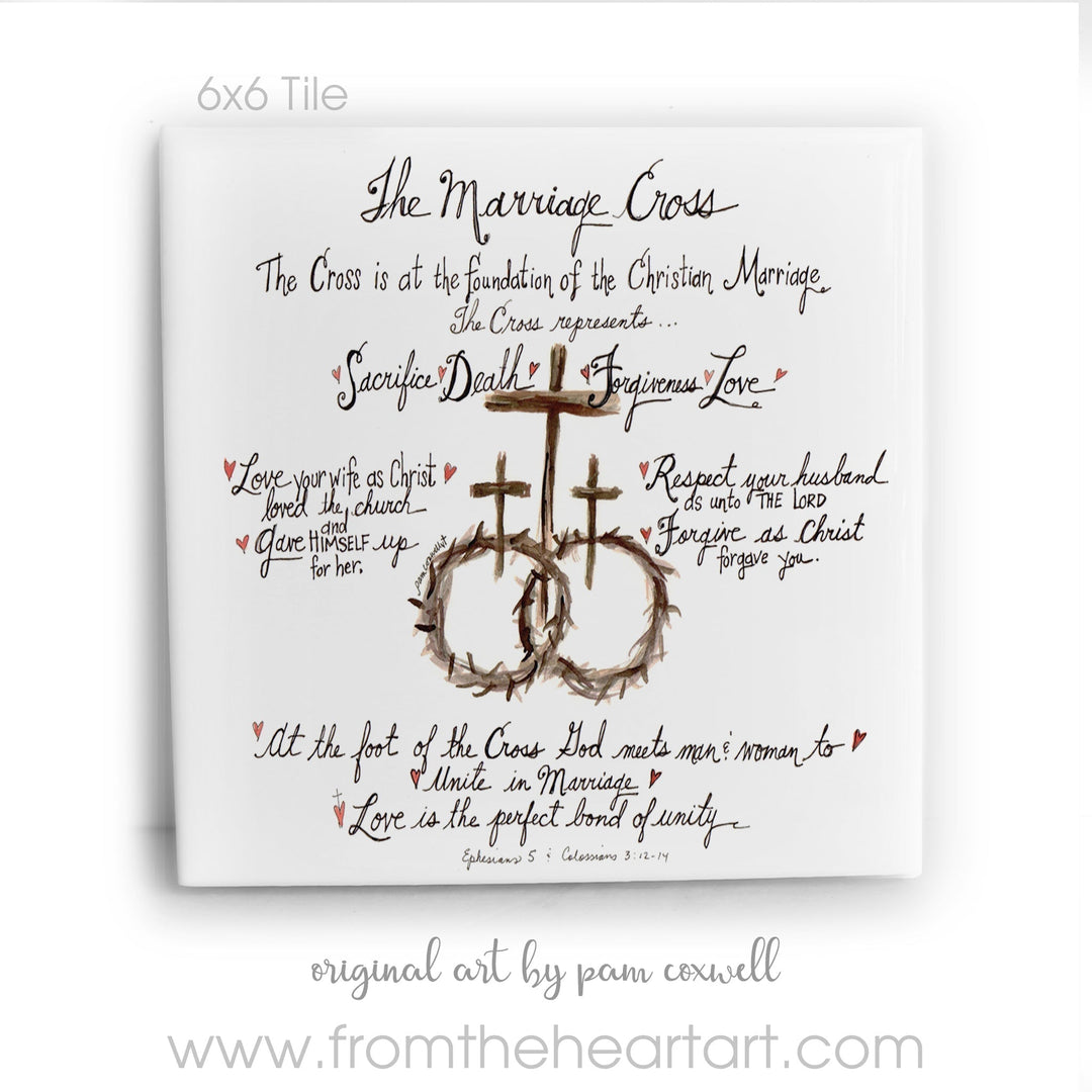 Marriage Cross – From the Heart Art