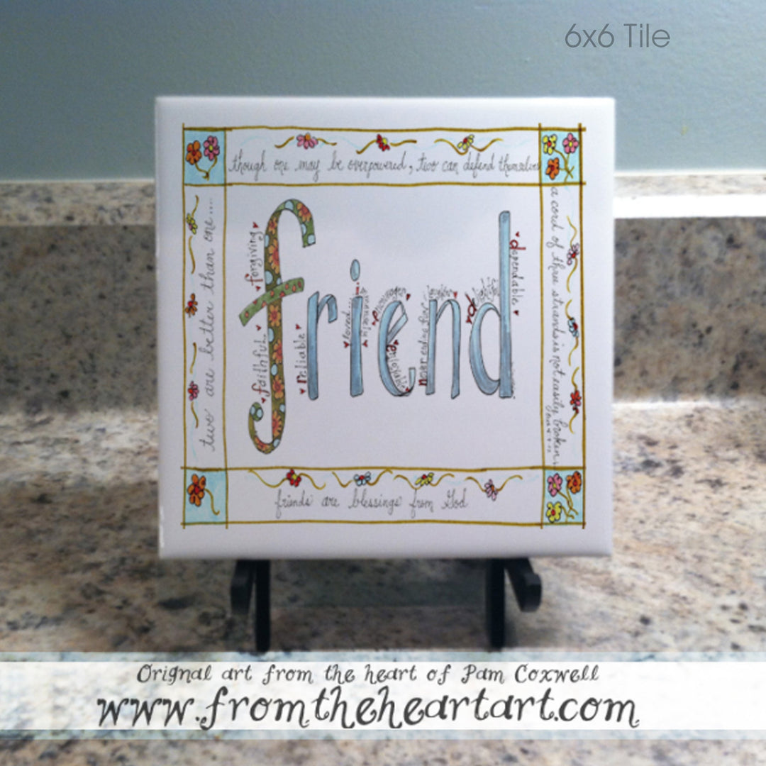 Friend with Border – From the Heart Art