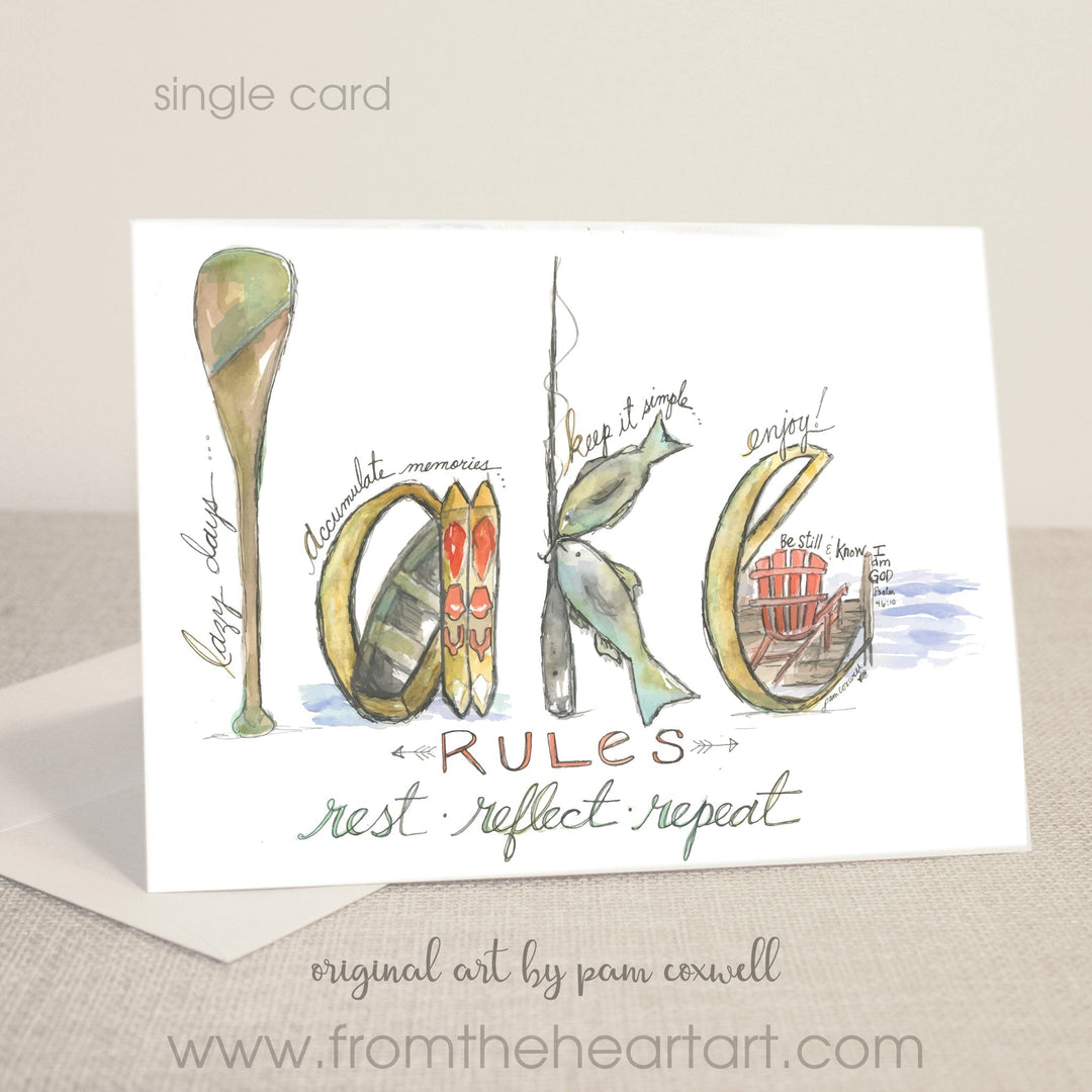 Lake - Word Art – From the Heart Art